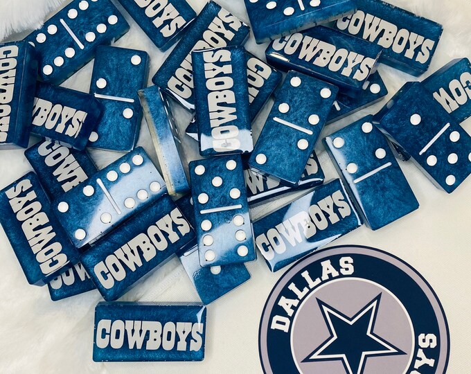 Handmade Cowboys NFL Domino Set - Etsy