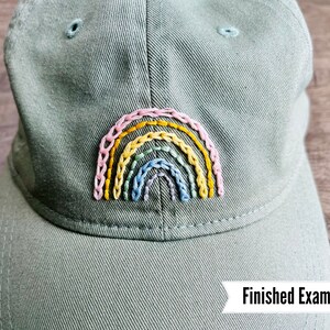 Mini Rainbow Embroidery Patterns Set of 3, Stick and Stitch Rainbow ...