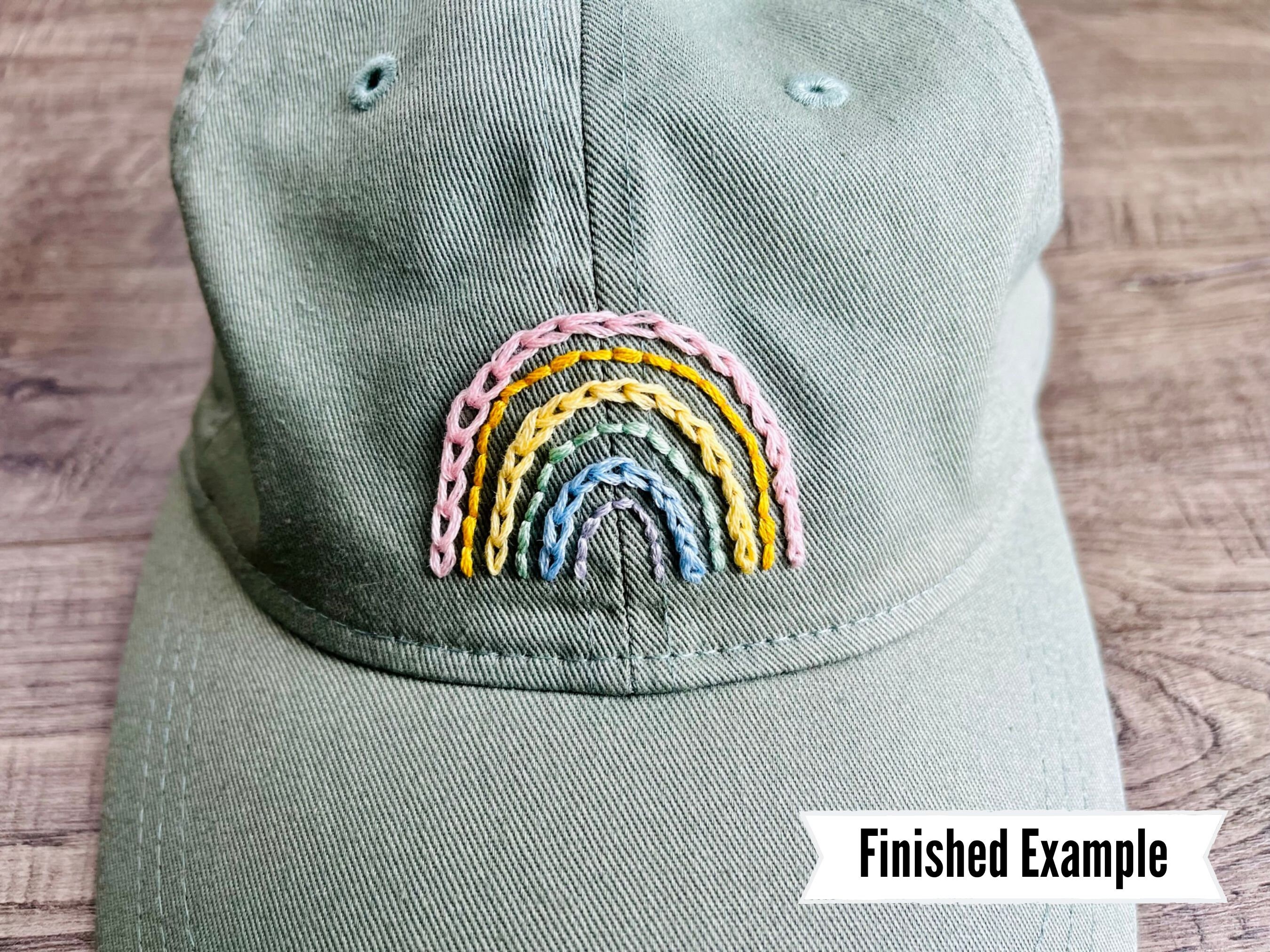 Mini Rainbow Embroidery Patterns Set of 3 Stick and Stitch - Etsy