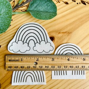 Mini Rainbow Embroidery Patterns Set of 3, Stick and Stitch Rainbow ...