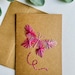 Butterfly Hand Stitched Greeting Card Kit, Embroidered Butterfly, DIY ...
