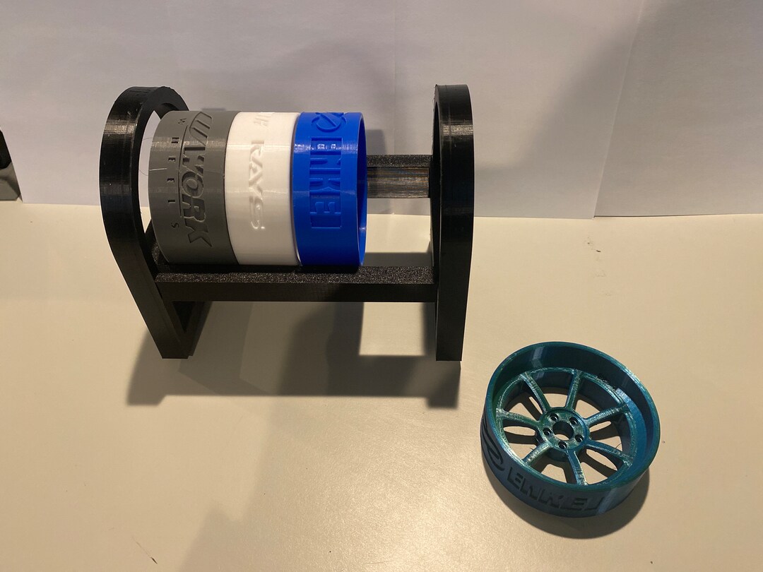3D Printed Wheel Coaster Set of 4 and Rack Unique Desk/table Decor - Etsy
