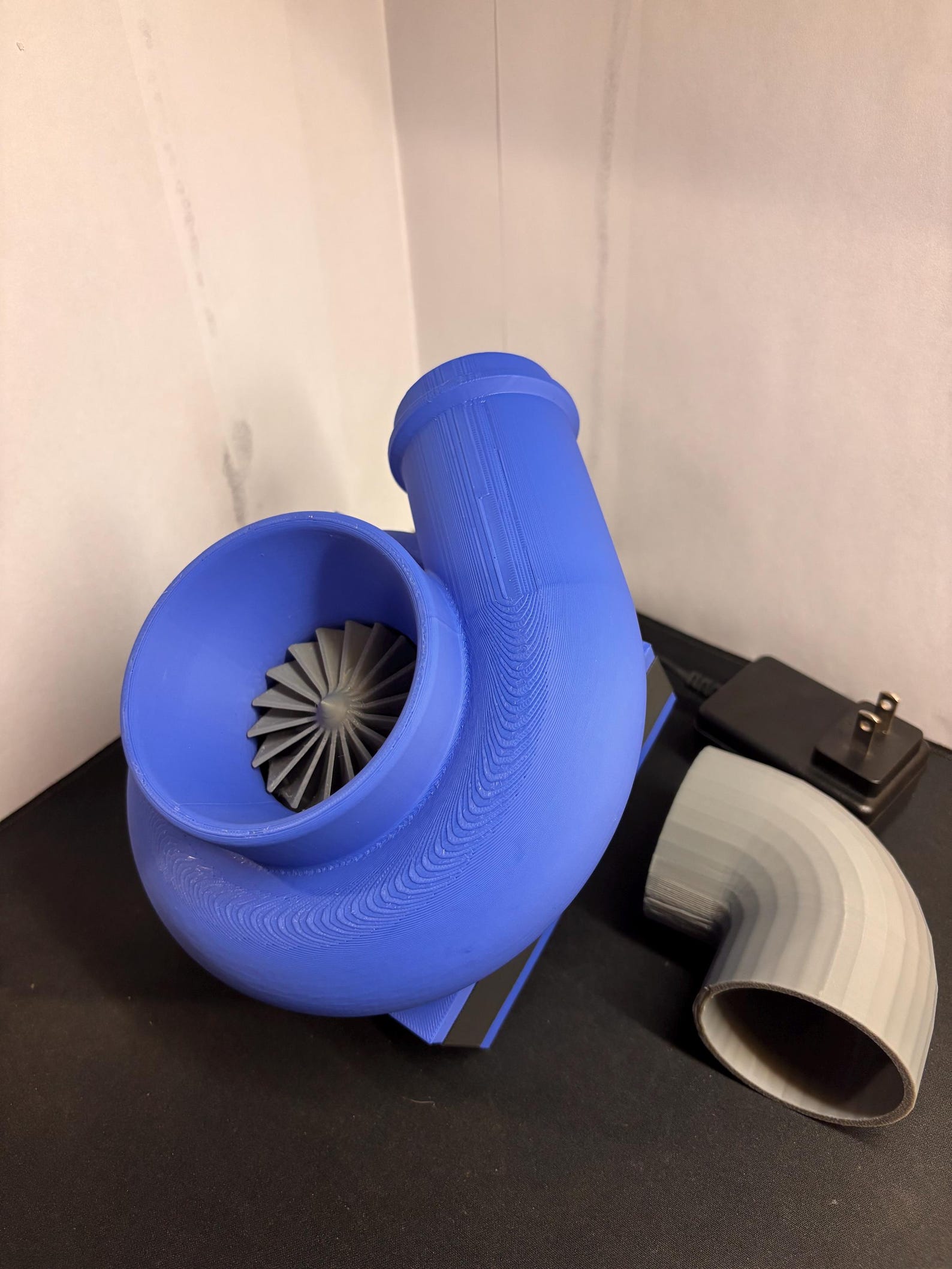 ONE OF A KIND!!! Blue Turbo Flow Deck Fan - Etsy