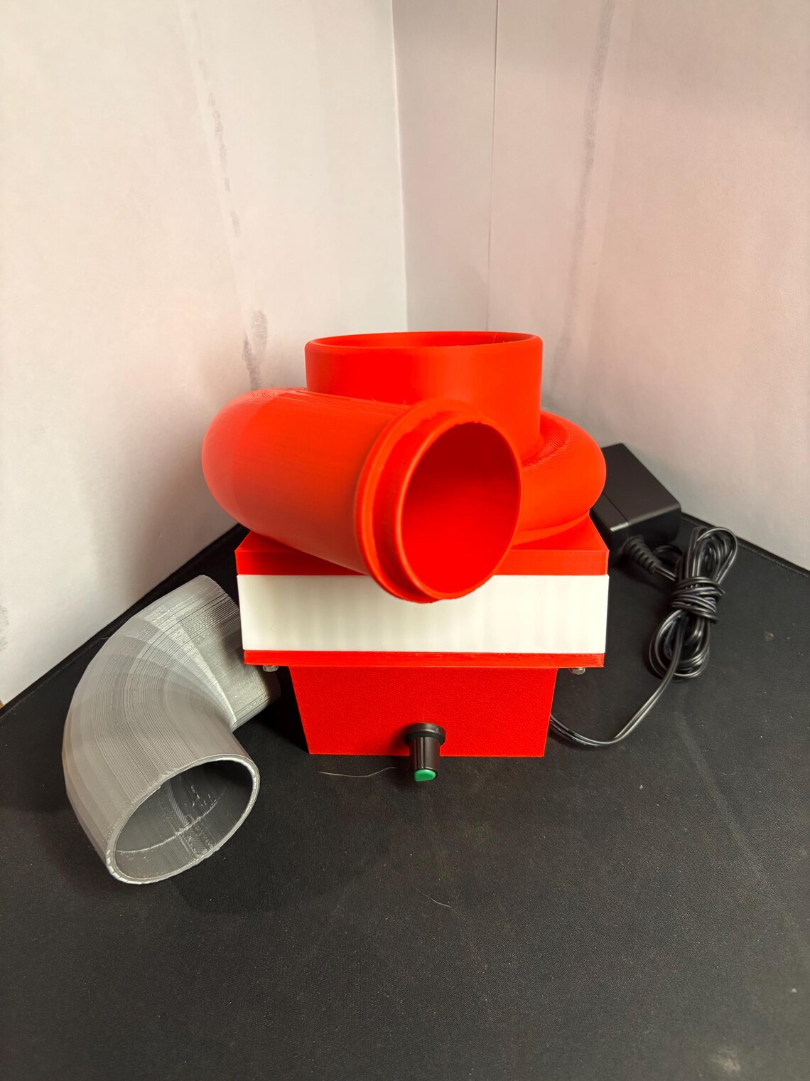 ONE OF A KIND!!! Red Turbo Flow Deck Fan - Etsy