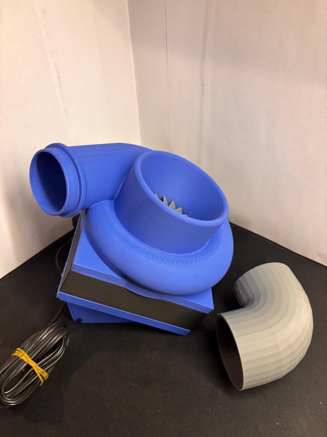 ONE OF A KIND!!! Blue Turbo Flow Deck Fan - Etsy