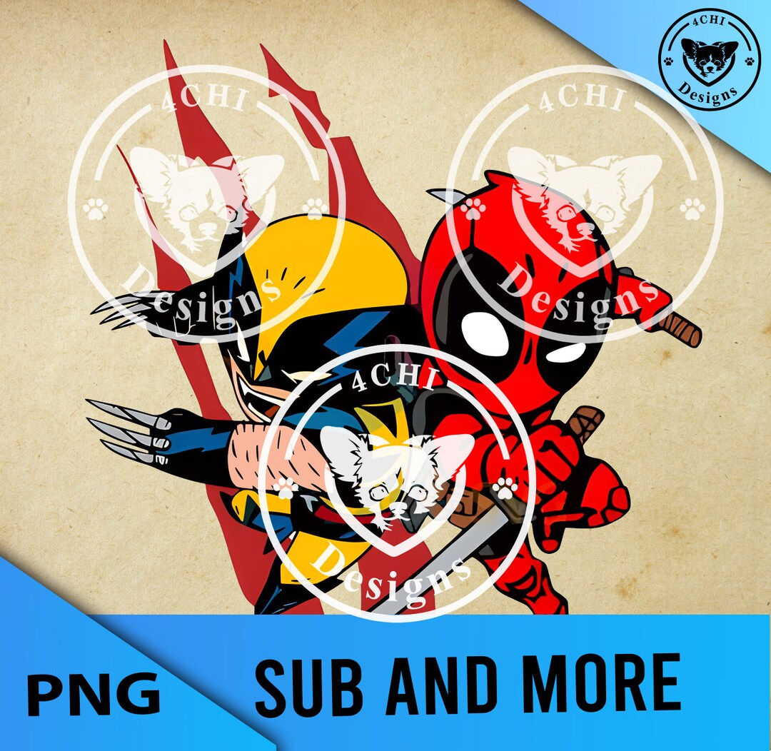 Deadpool 3 Pocket-digital DOWNLOAD for Sublimation or Screens - Etsy