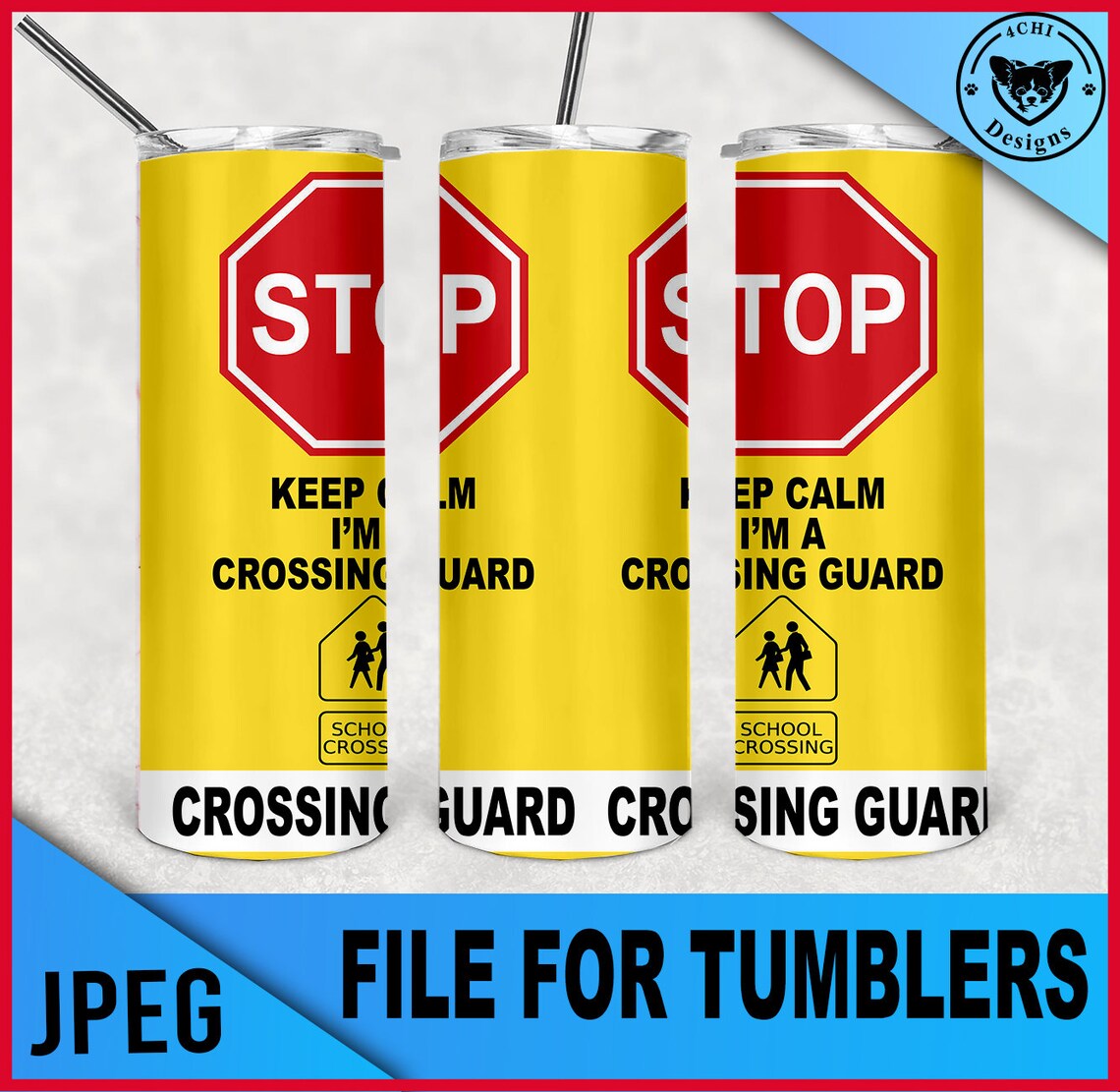 Keep Calm I Am a Crossing Guard-stop for Jpeg File for - Etsy