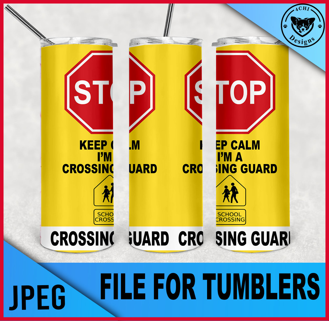 Keep Calm I Am a Crossing Guard-stop for Jpeg File for - Etsy
