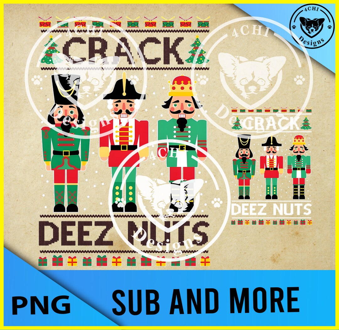 Crack Dis Nuts -nut Crackers Funny-png File for Sublimation - Etsy