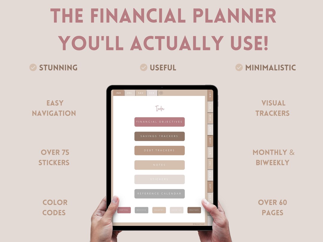 Digital Budget Planner | Financial Planner | Digital Budget | Budget ...