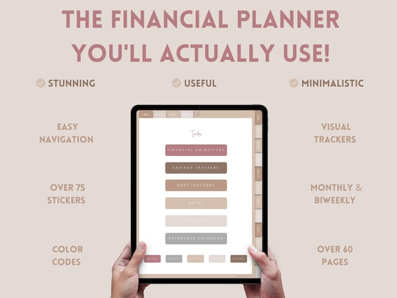 Digital Budget Planner Financial Planner Digital Budget - Etsy