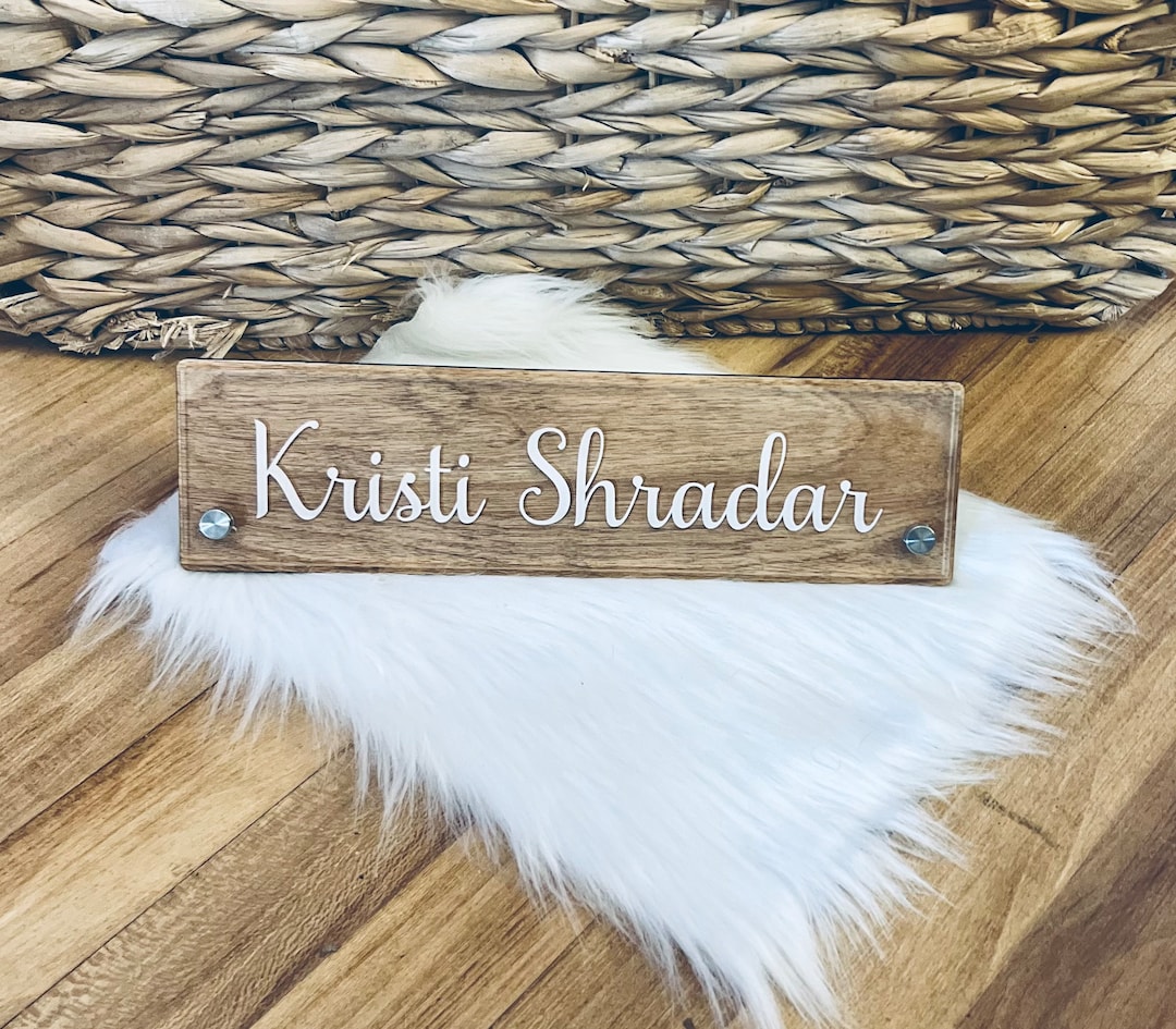 Name Plate Template/svg/no Physical Item Will Be Sent/read Description ...