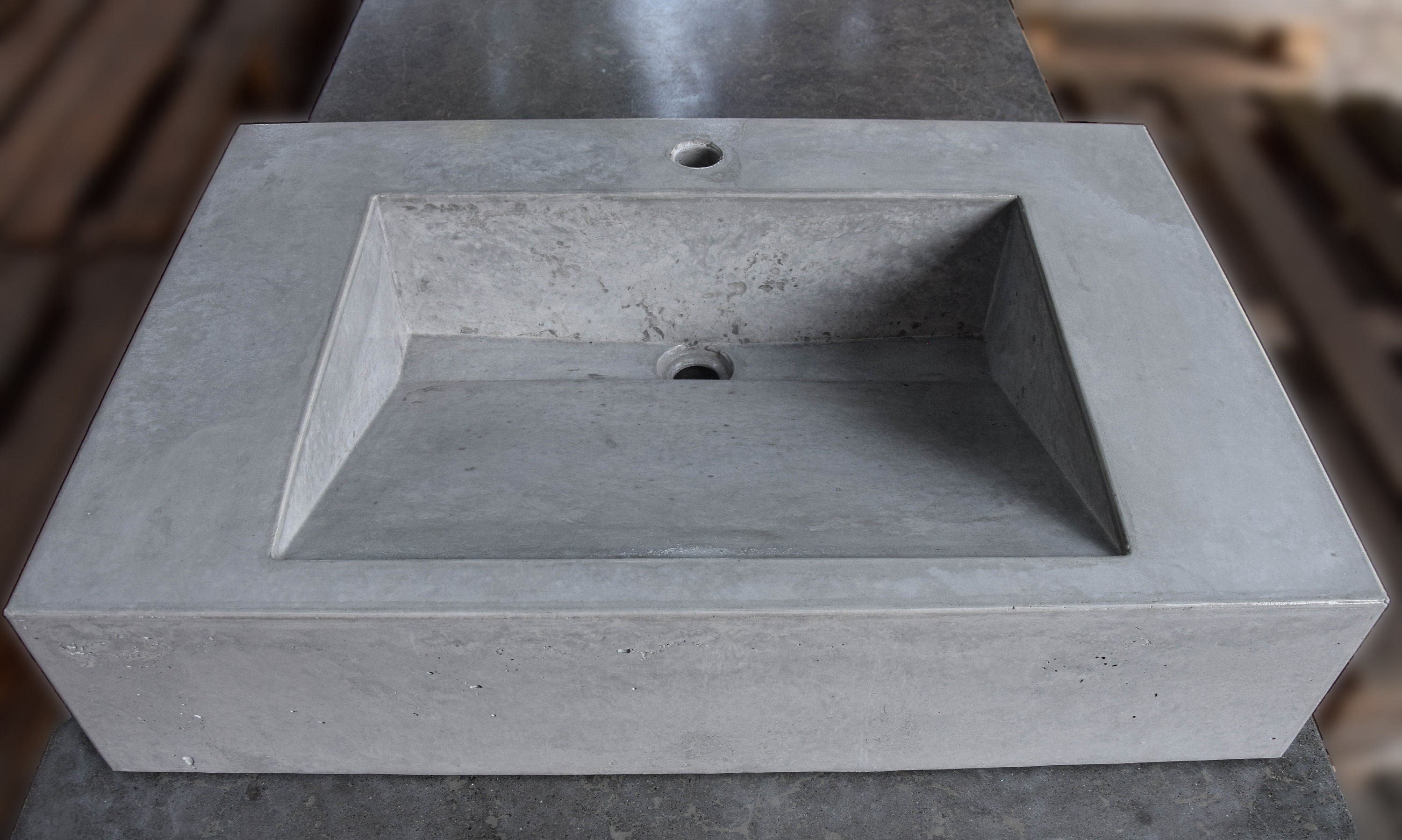 Concrete Wash Basin 53cm X 80cm X 18cm Bathroom Cabinet Sink - Etsy