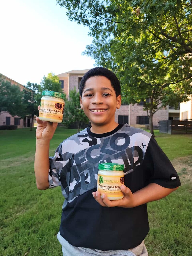 MGL Naturals Coconut Oil and Shea Butter Hair Food. - Etsy