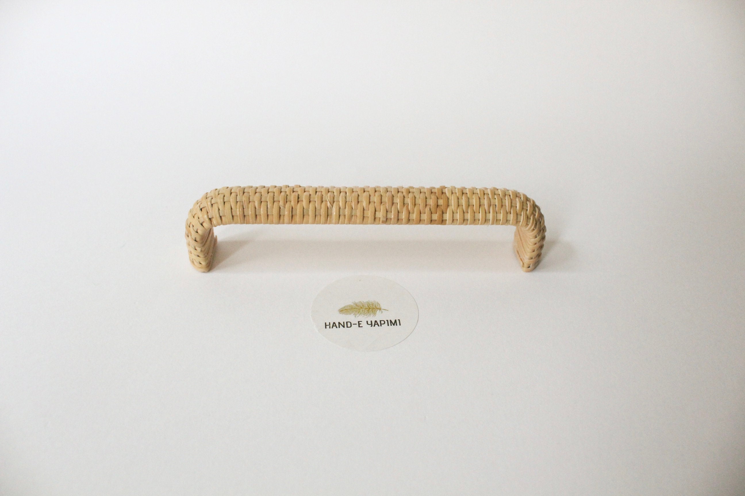 Cabinet Pull Rattan Handles, Wicker Natural Rattan Rope Handle, Rattan ...
