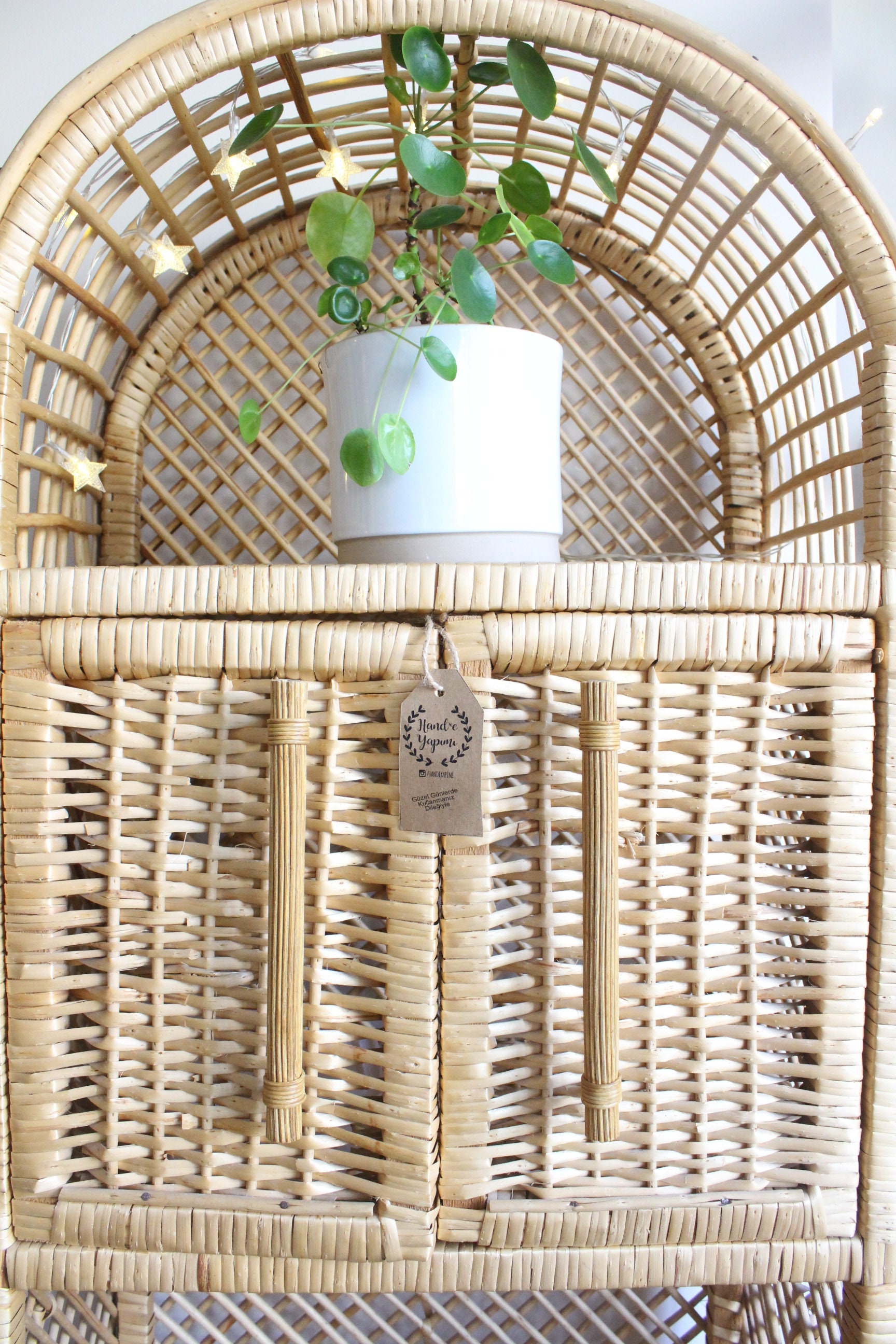 Oak Cabinet Pull Rattan Handles Wicker Natural Rattan Rope - Etsy