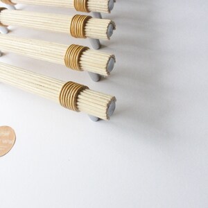 Cabinet Pull Rattan Handles, Wicker Natural Rattan Rope Handle, Rattan ...
