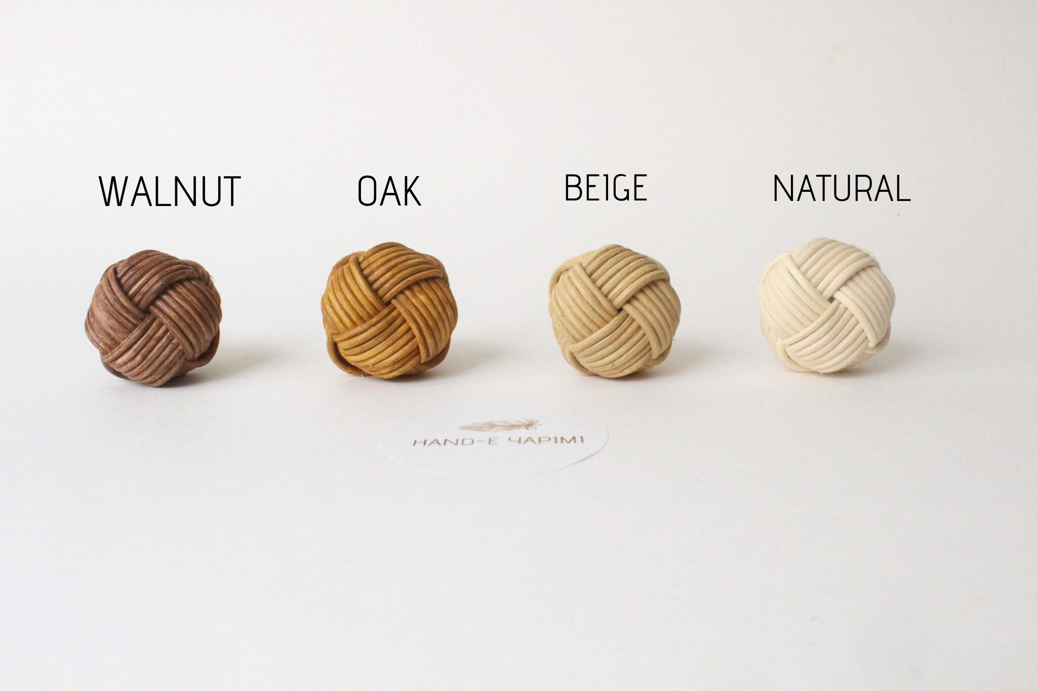 Handmade Rattan Drawer Knobs wicker Natural Rattan Rope - Etsy