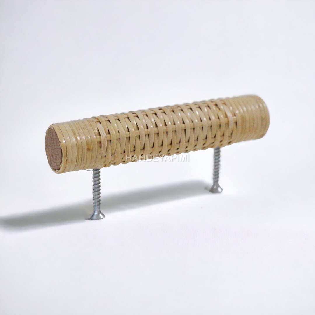 Cabinet Pull Rattan Handles, Wicker Natural Rattan Rope Handle, Rattan ...