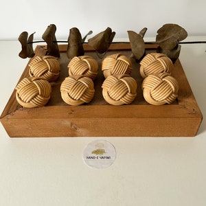 Beige Rattan Drawer Knobs ,wicker Natural Rattan Rope Handle, Rattan ...