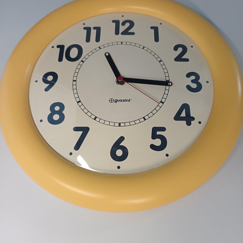 80s Wall Clock - Etsy
