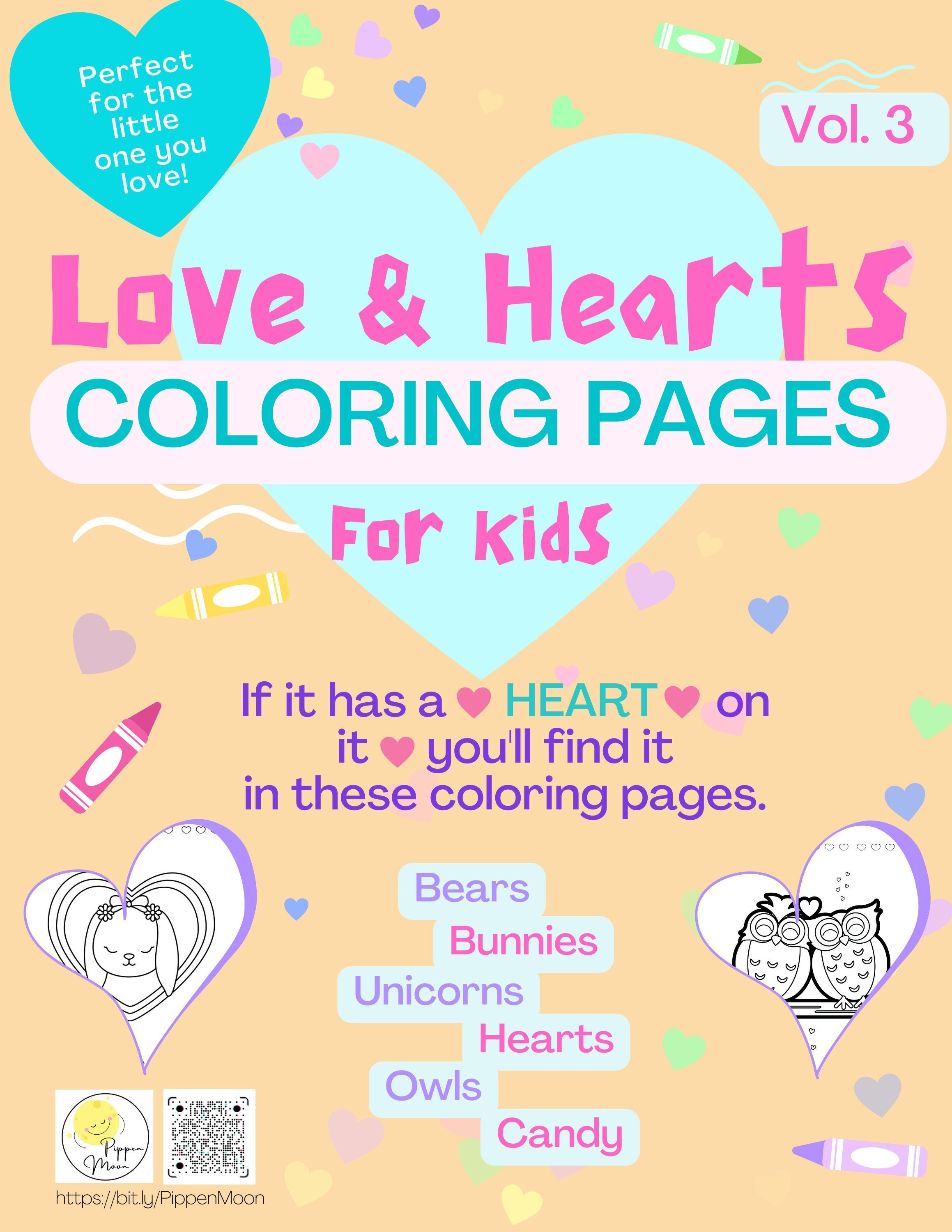 Valentines Day Heart Candy Coloring Pages