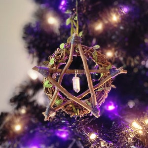 Natural Star Ornament Crystal Decoration Pentagram Pentacle - Etsy