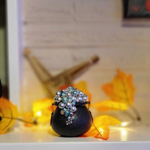 Mini Bubbling Witch Cauldron Bubbles Halloween Decor - Etsy