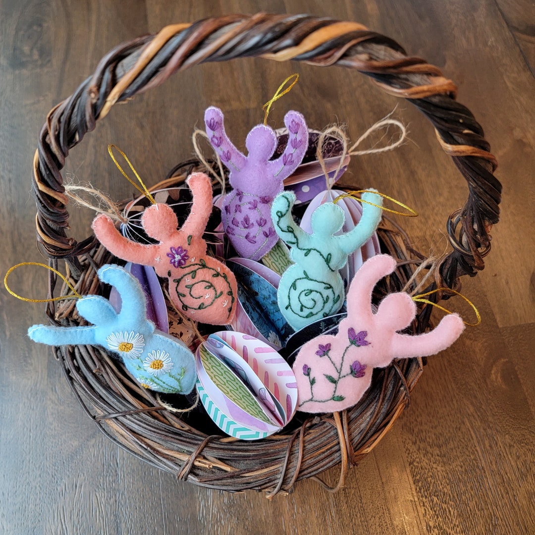 Embroidered Goddess Ornament, Spring, Goddess, Ostara, Spring ...