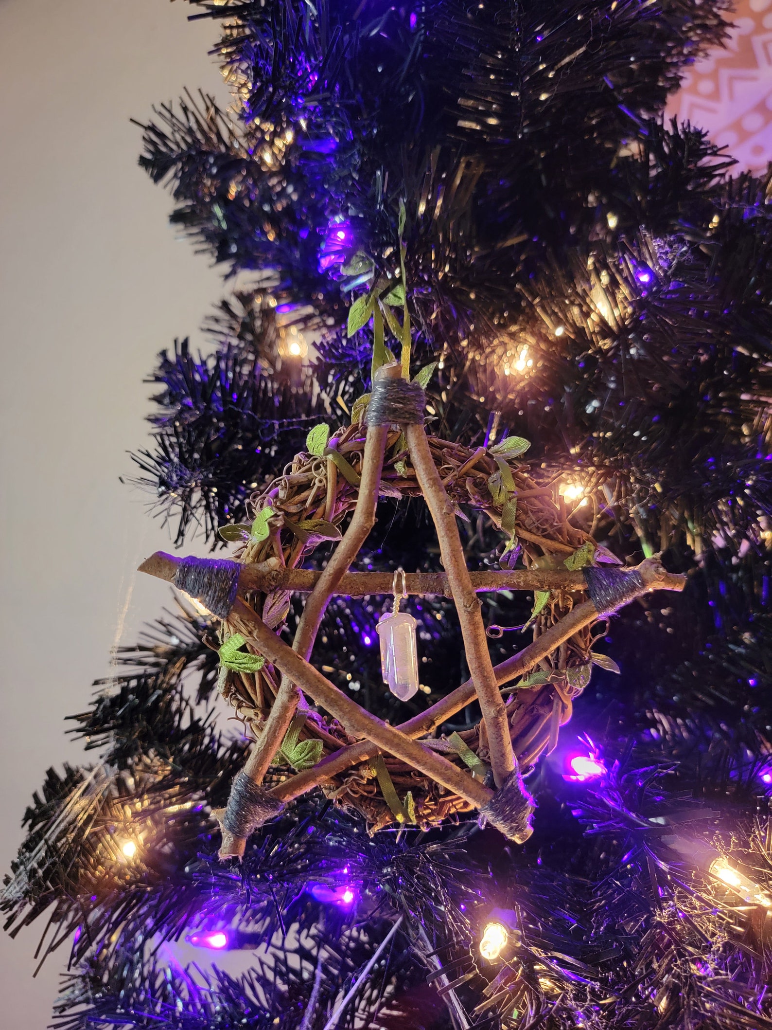 Natural Star Ornament Crystal Decoration Pentagram Pentacle - Etsy