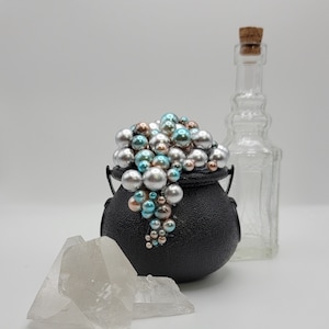 Mini Bubbling Witch Cauldron, Bubbles Halloween Decor, Ornament - Etsy