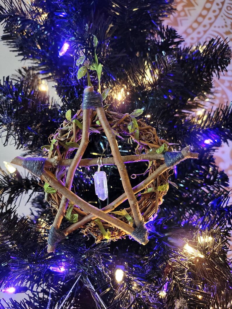 Natural Star Ornament Crystal Decoration Pentagram Pentacle - Etsy