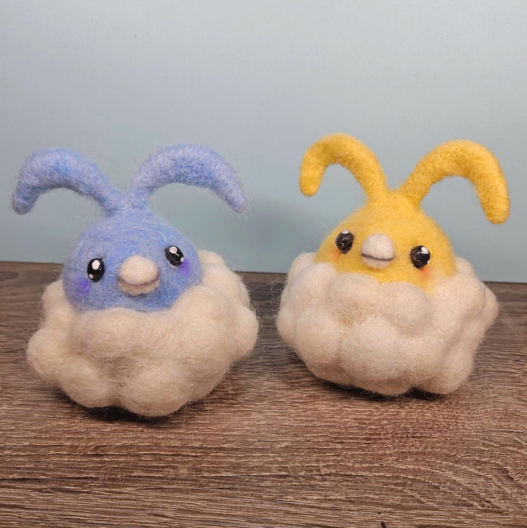 Swablu Needle Felted Figure - Etsy