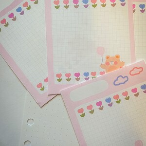 Memo Sheets | Printable DIGITAL Files | Cute Note Set | Kawaii Note Pad ...