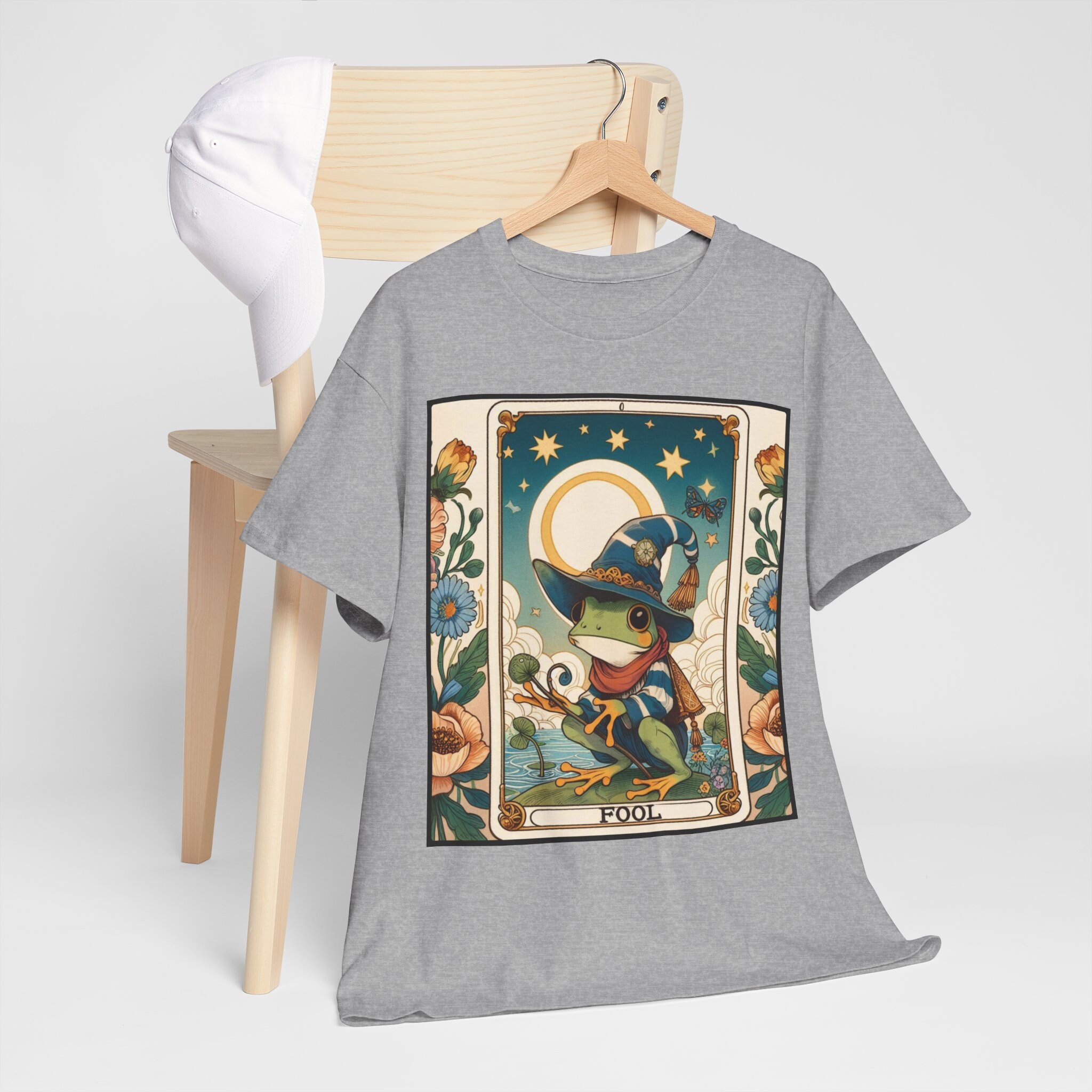 Frog Tarot Tshirt, Witch Wizard Frog Oracle Card Shirt, Trendy ...