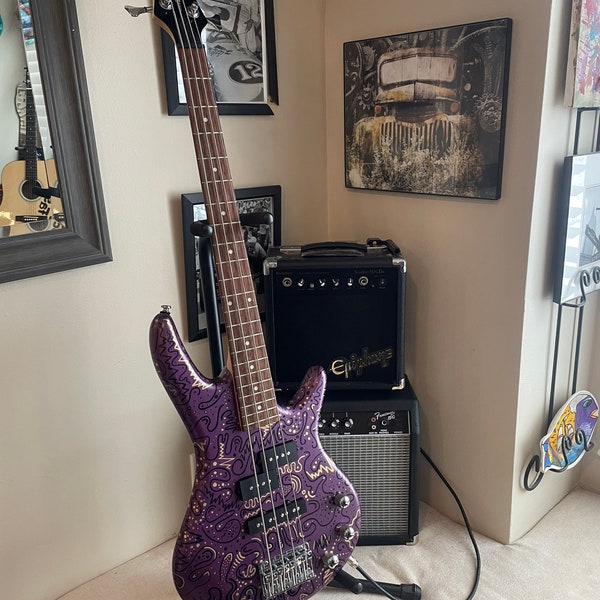 Hand Painted Guitar - Etsy