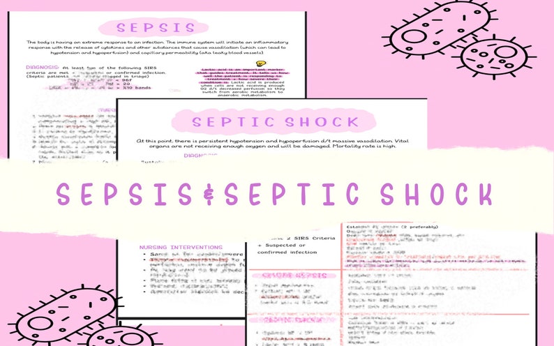 Sepsis & Septic Shock for New Grads - Etsy