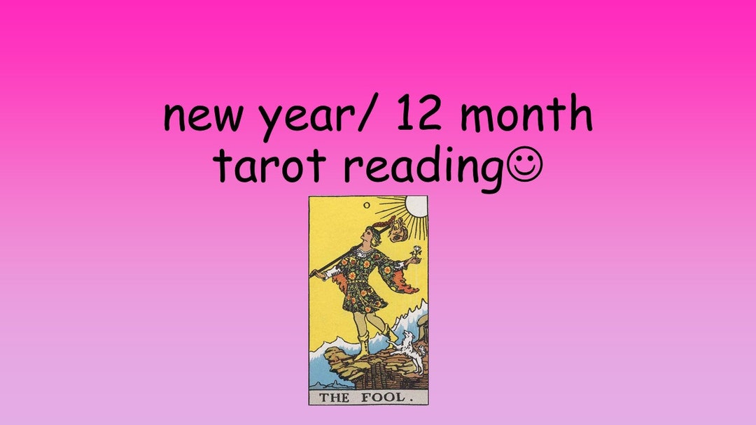 12 Month Tarot Spread3 - Etsy