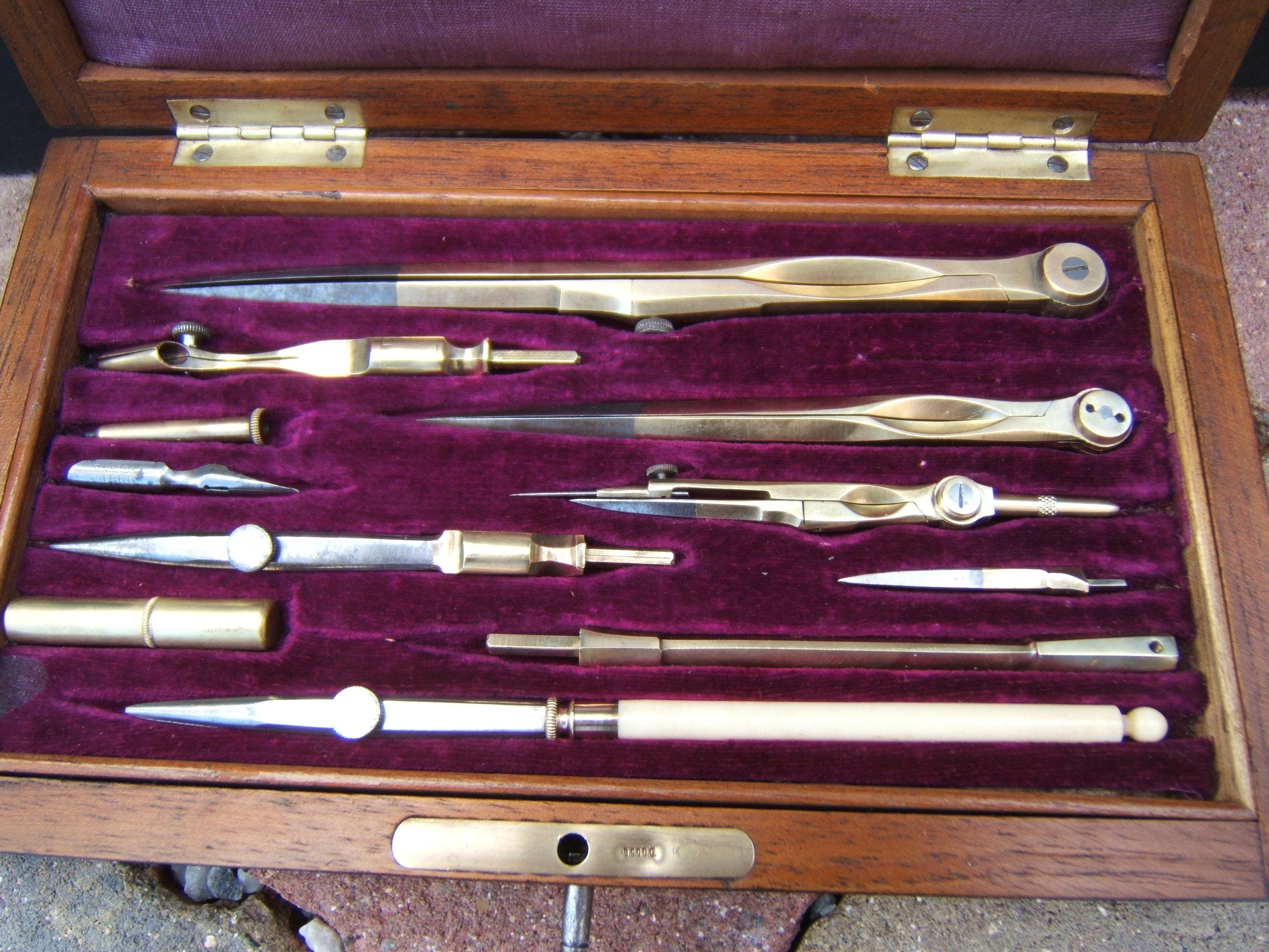 Victorian Antique 19th Century Rosewood French Vintage Technical ...