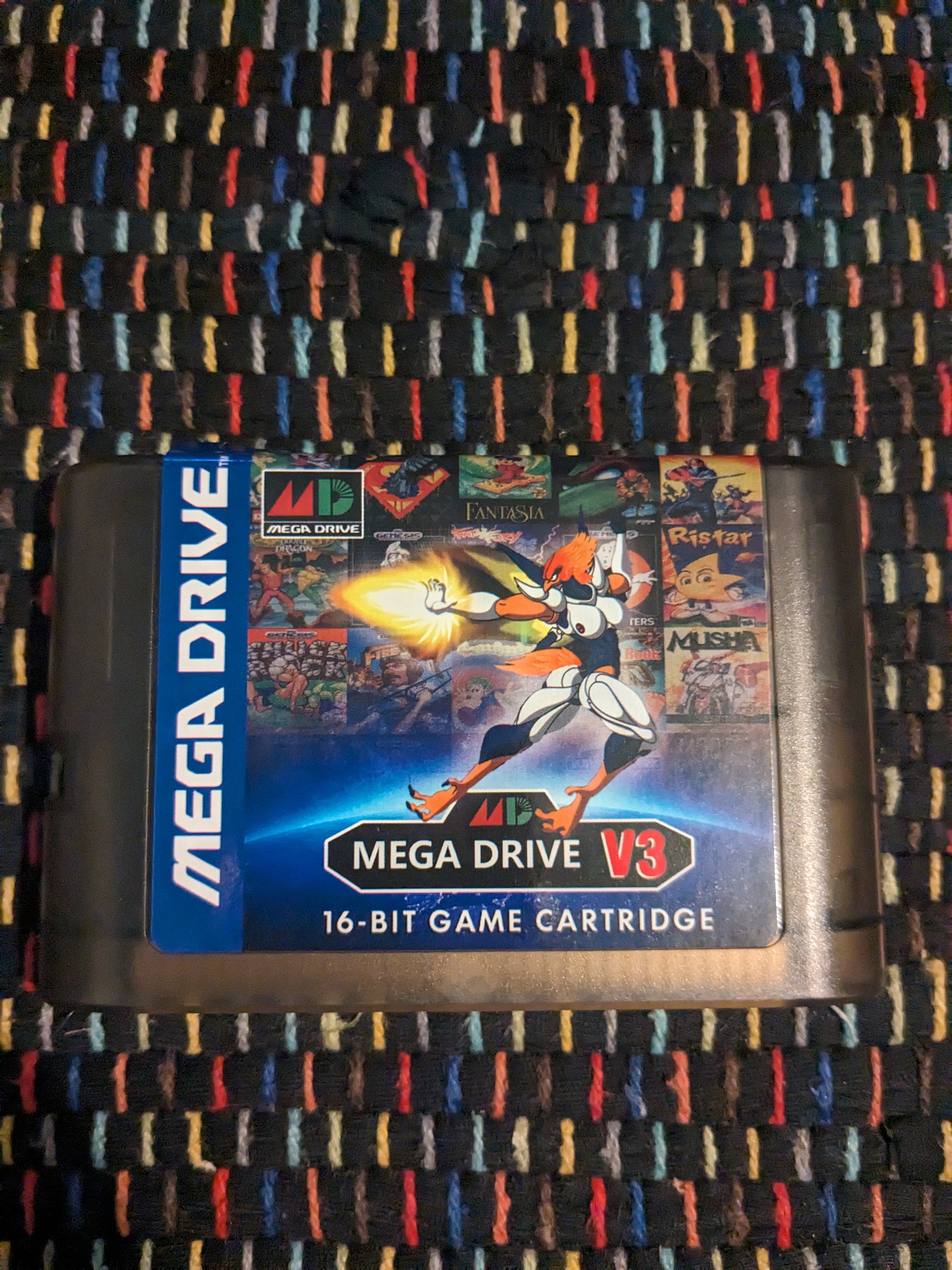 SEGA MEGADRIVE Flash Cart Cartridge Everdrive Multi Cart Retro Heaven ...