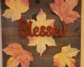 Maple Leaf Wall Plaque - Etsy