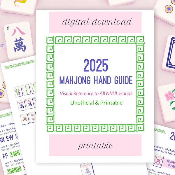 A Mah Jong Handbook Eleanor Moss Whitney Pdf - Etsy New Zealand