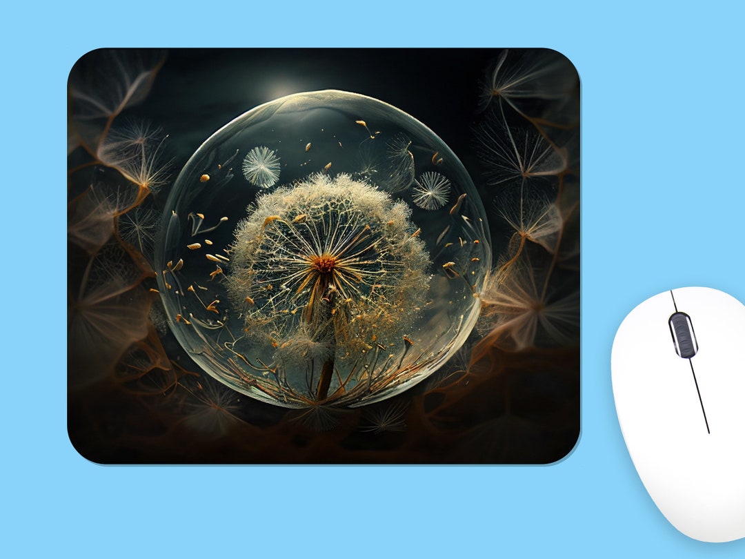 DANDELION Dream MOUSEPAD, Soft Polyester Mouse Pad, Premium Printing ...