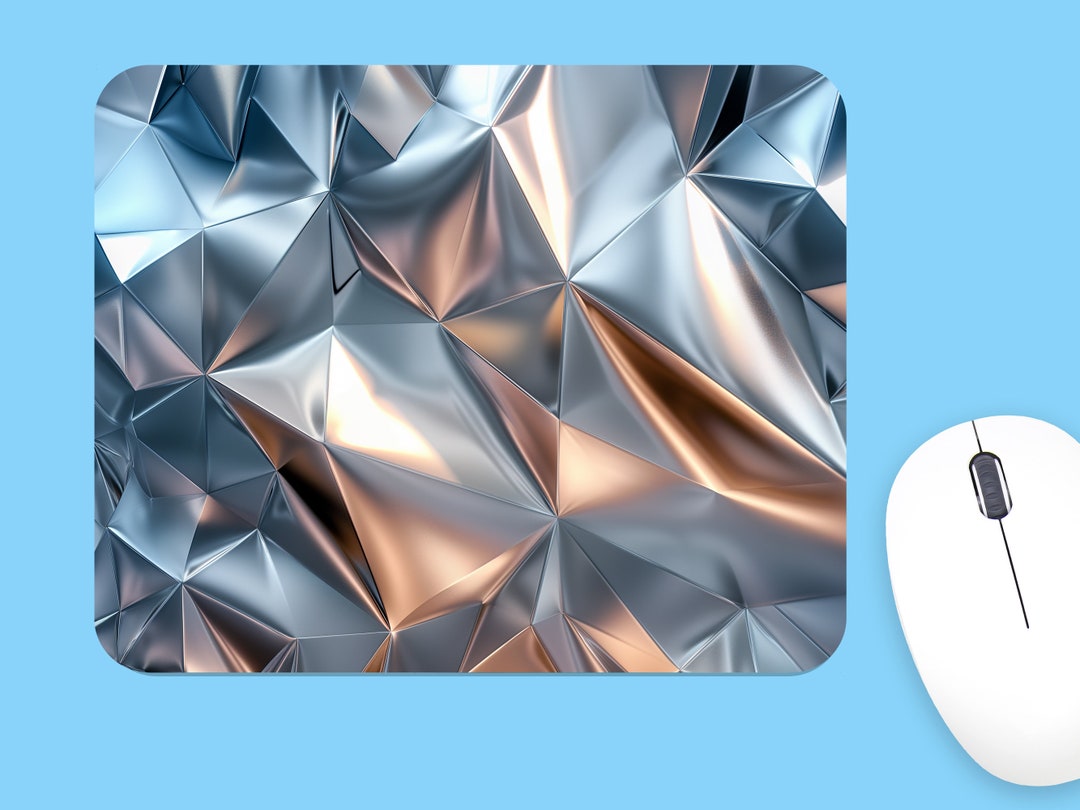 Reflective Metal MOUSE PAD Design, Soft Polyester Mousepad, Premium ...