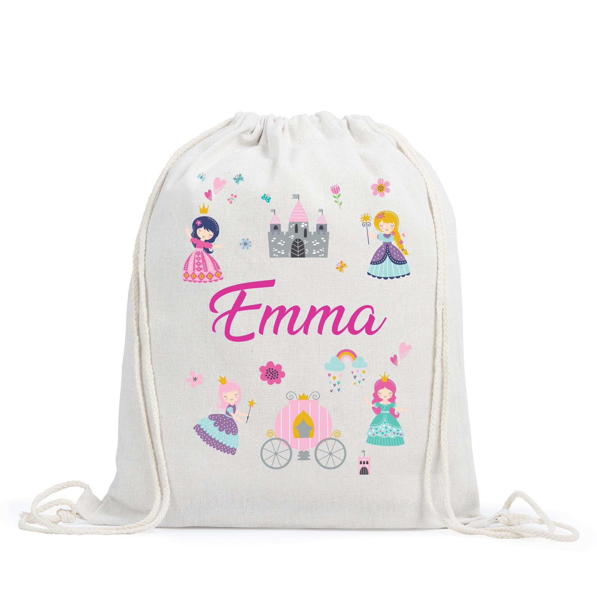 Personalised Drawstring Bag - Kids School Bag - Personalised Gym Bag ...