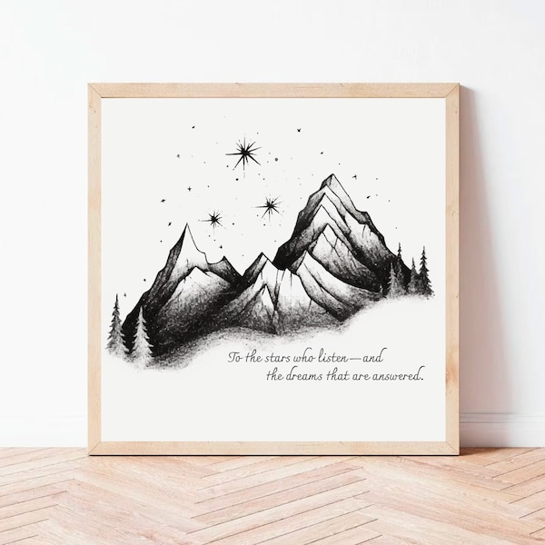 Acotar Wall Quote - Etsy