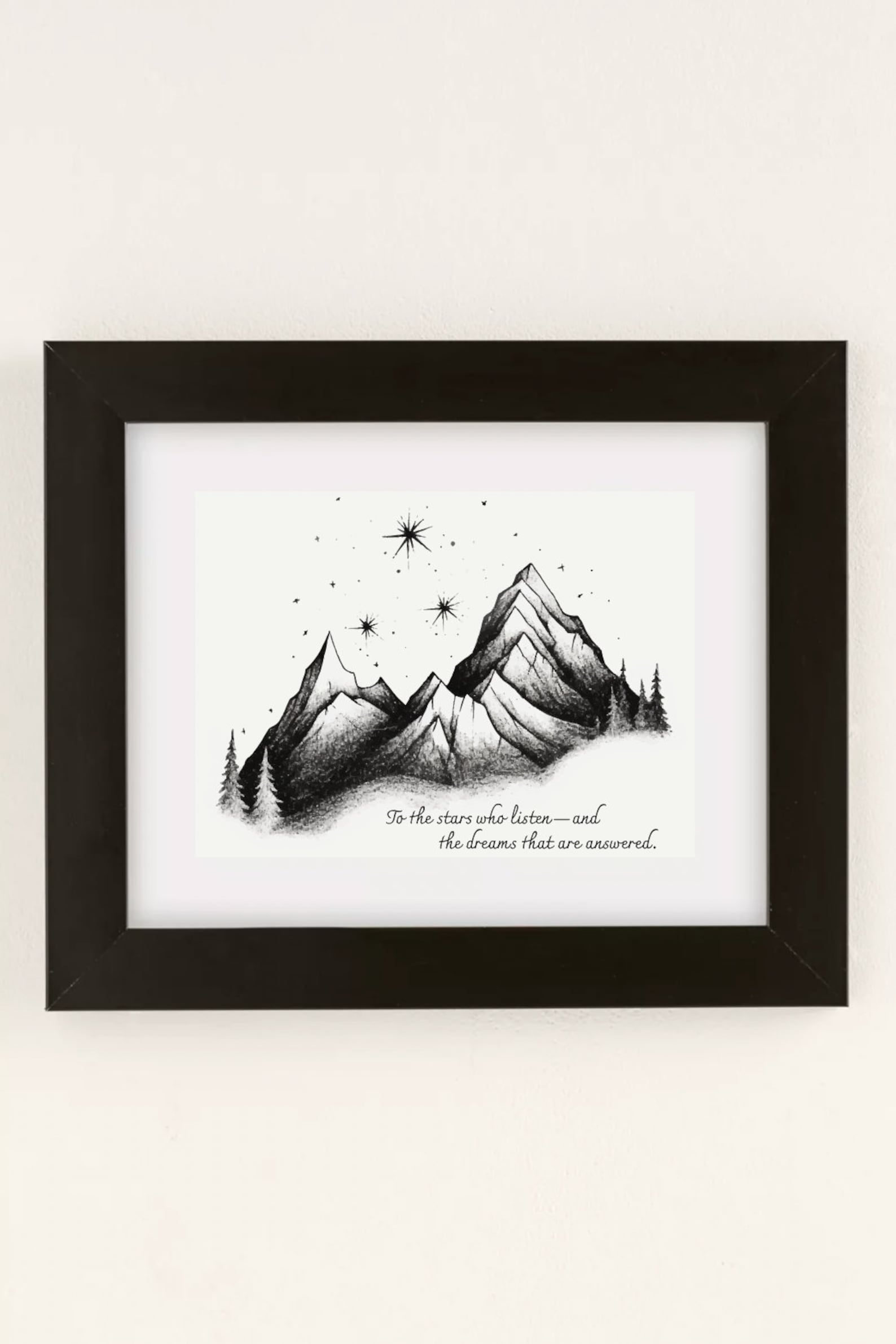 ACOTAR Series Art Print Velaris Night Court Bookish Gift Quote Wall Art ...