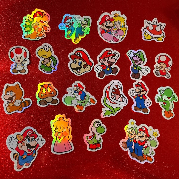 Super Mario Decal - Etsy