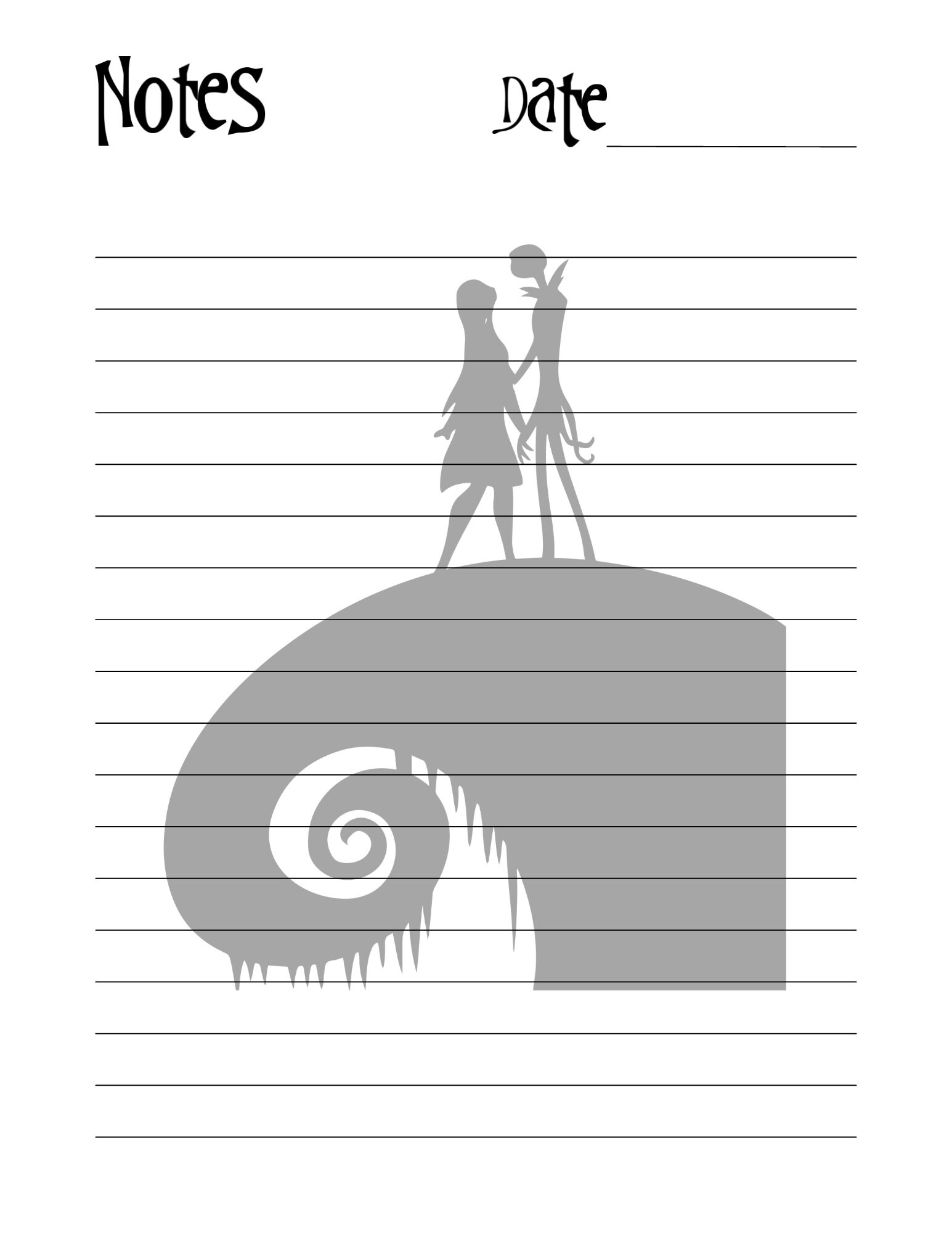 10 Pg Printable NBC Notes - Etsy