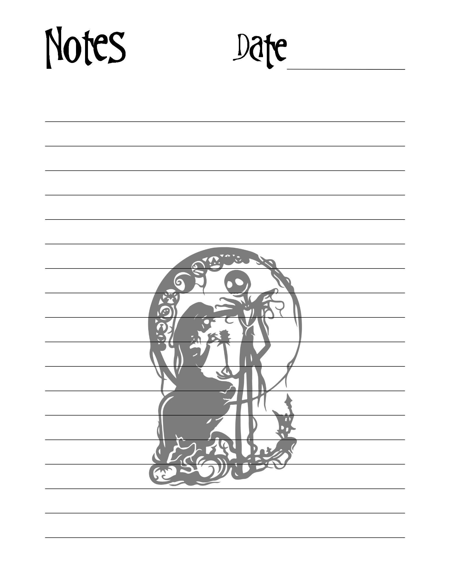 10 Pg Printable NBC Notes - Etsy